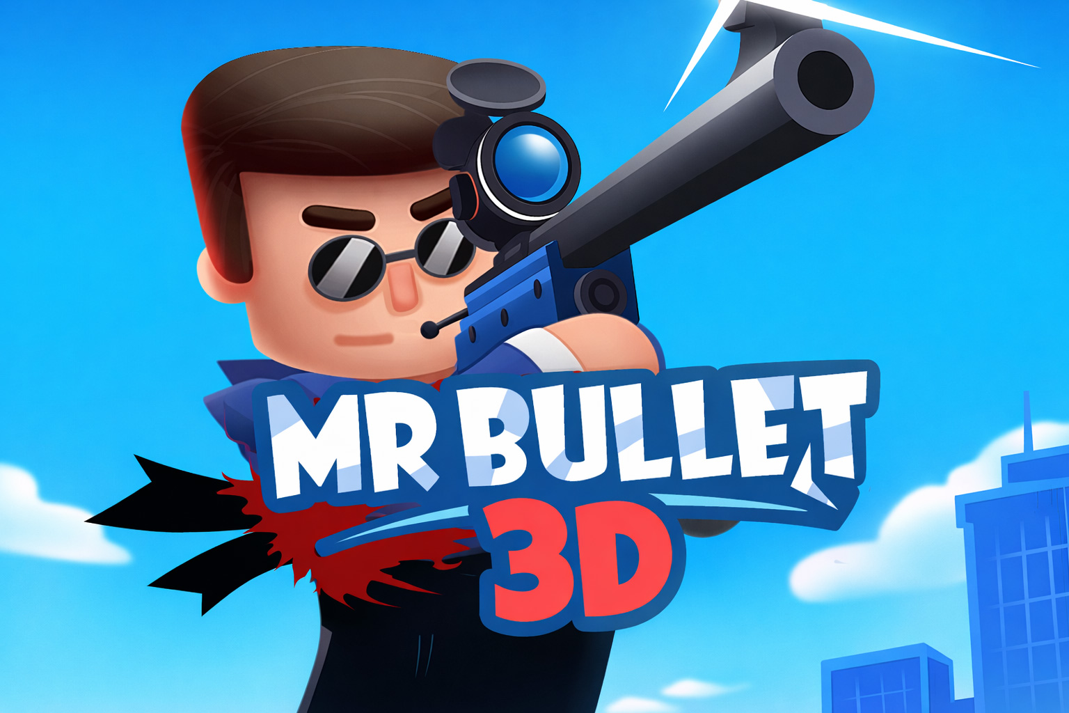 Mr Bullet 3D 🕹️ Spill gratis på Play123